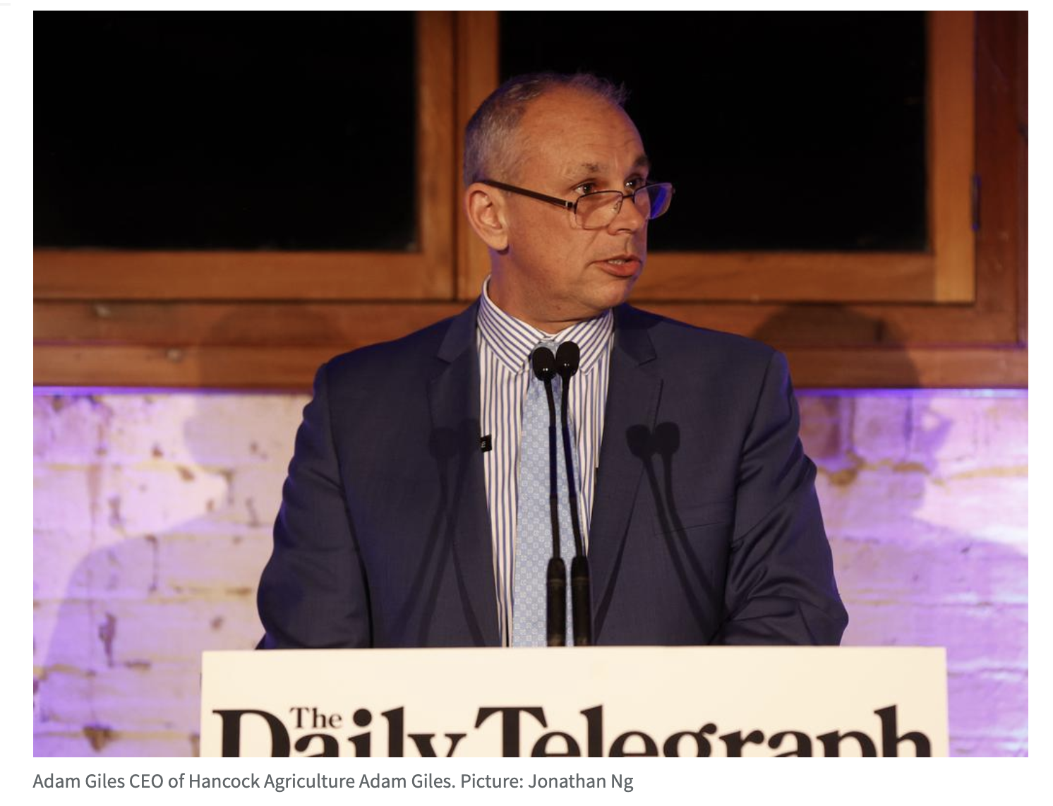 The Daily Telegraph Bush Summit 2023: Adam Giles, Chief Executive ...