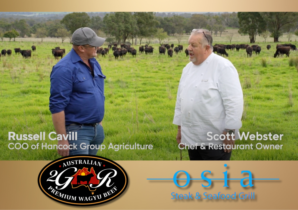 Hancock Group Agriculture COO Russell Cavill and Chef Scott Webster ...